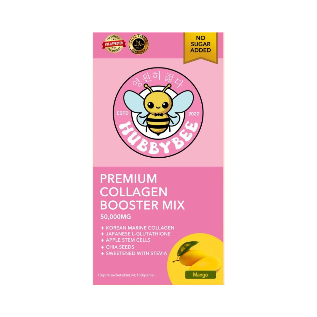 HUBBYBEE Premium Collagen Booster Mix (Mango) - 10 Sachets | Love Rys ...