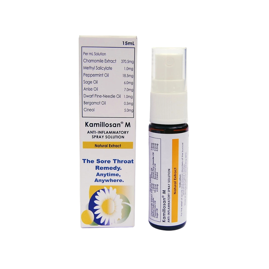 KAMILLOSAN Throat Spray Solution 15ml | Love Rys Australia – LOVE RYS ...