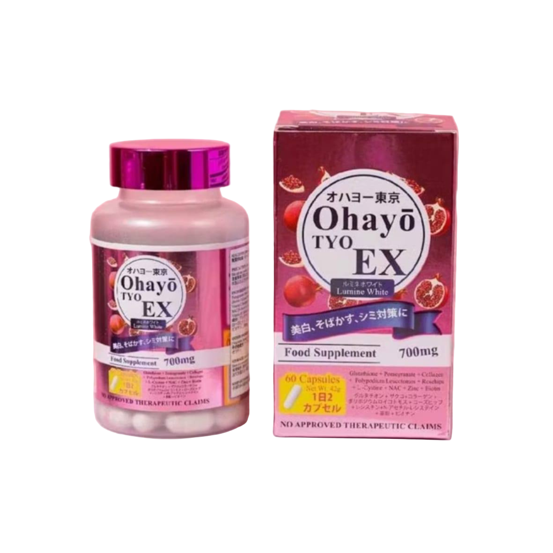 OHAYO TYO EX Lumine White - 60 Capsules | Love Rys Australia – LOVE RYS ...