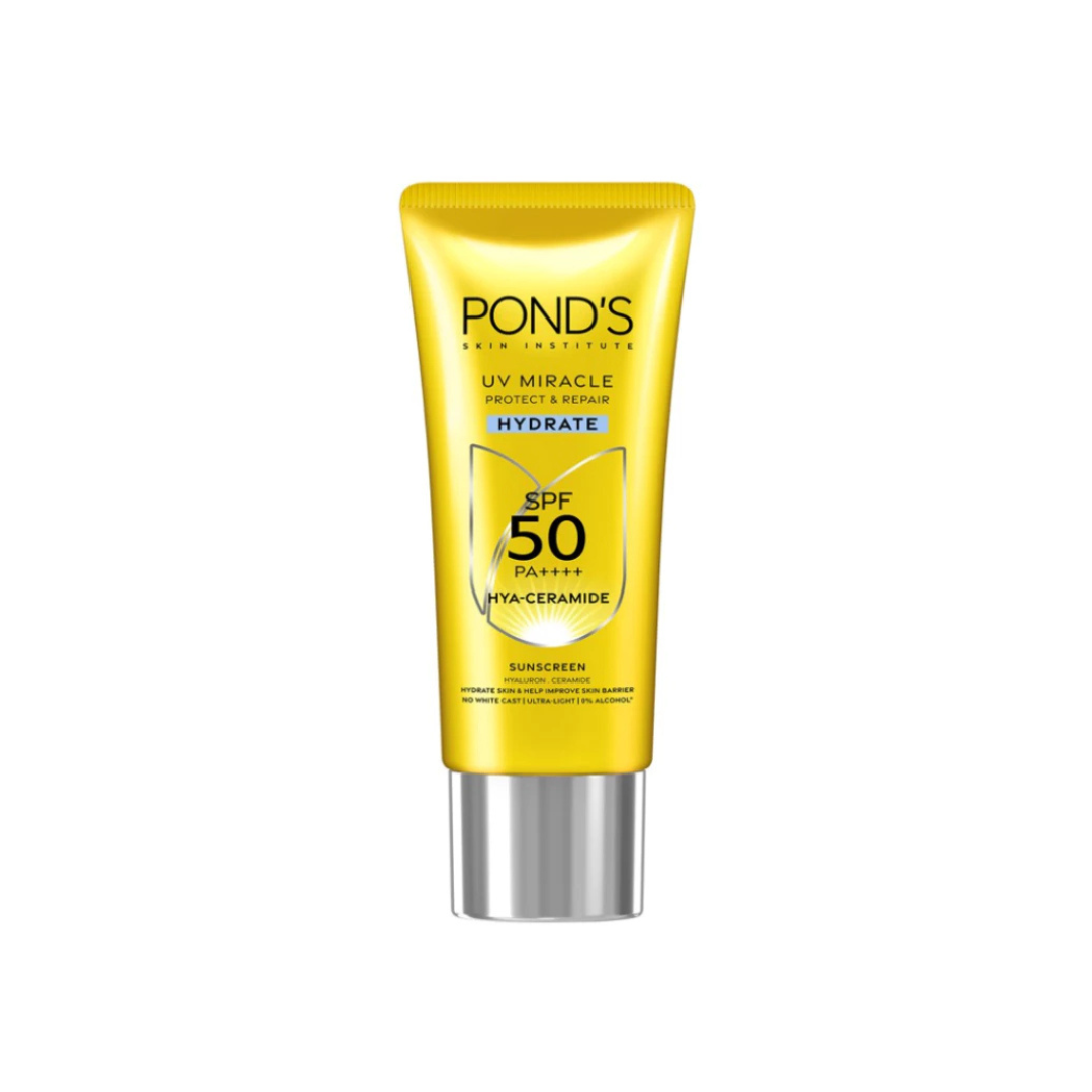 POND'S UV Miracle Protect & Repair Sunscreen SPF50+ (Hydrate) 50g ...