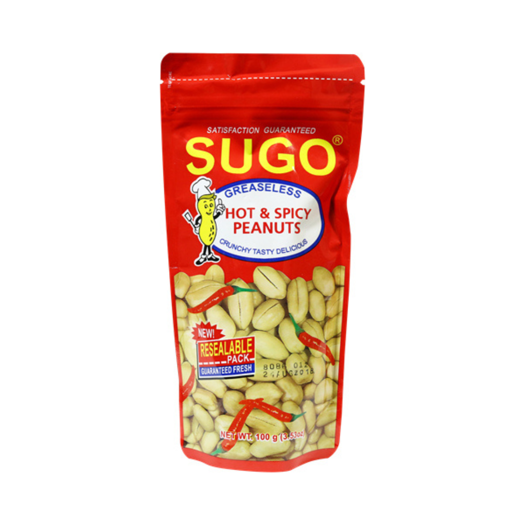 SUGO Greaseless Peanuts (Hot and Spicy) 100g | Love Rys Australia ...