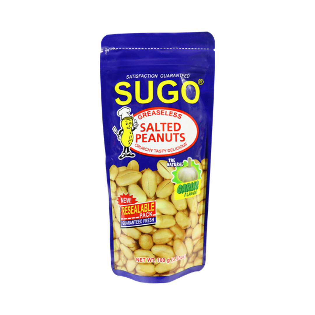 SUGO Greaseless Peanuts (Salted Garlic) 100g | Love Rys Australia ...