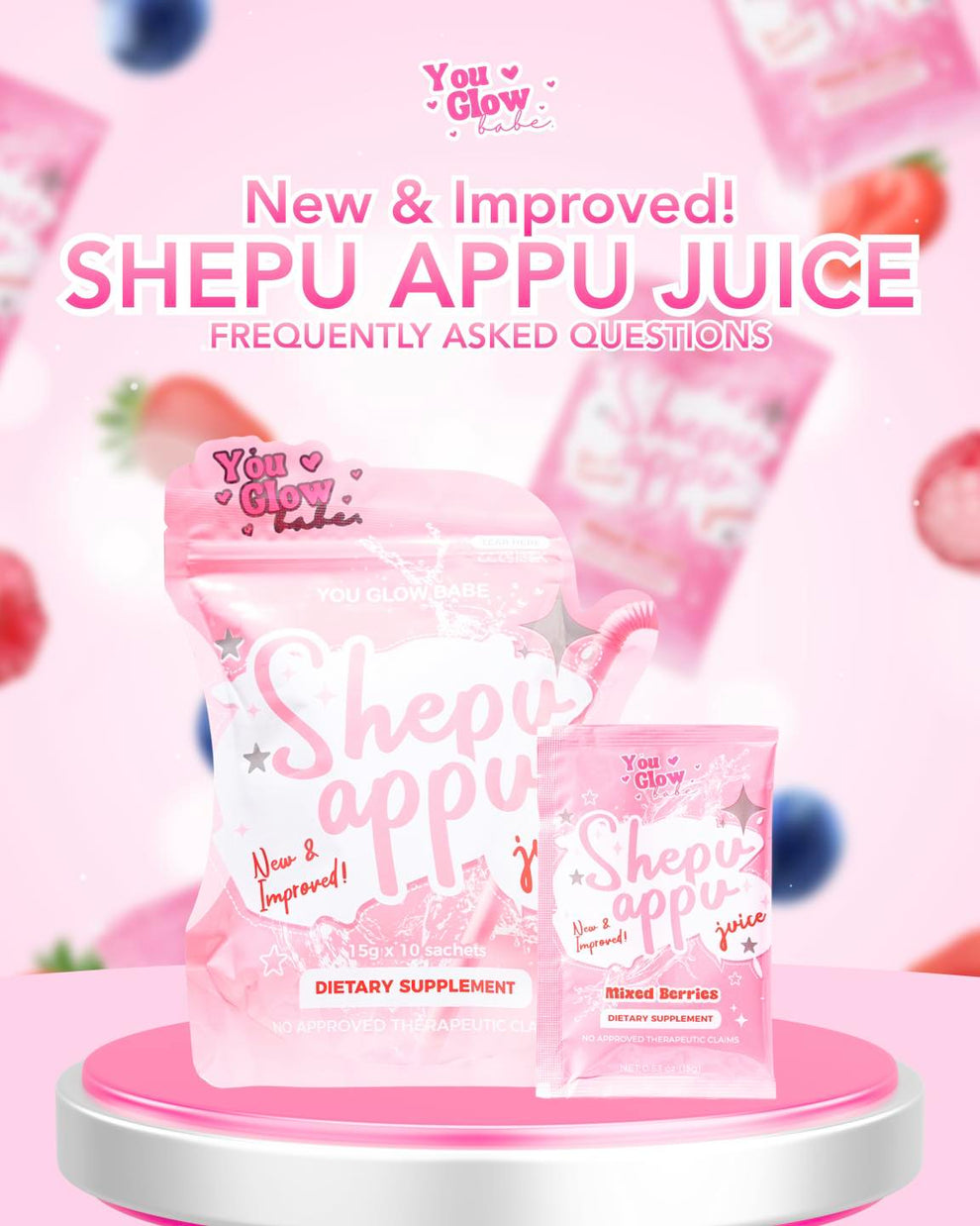 YOU GLOW BABE Shepu Appu Juice (Shape Up) - 10 sachets | Love Rys ...
