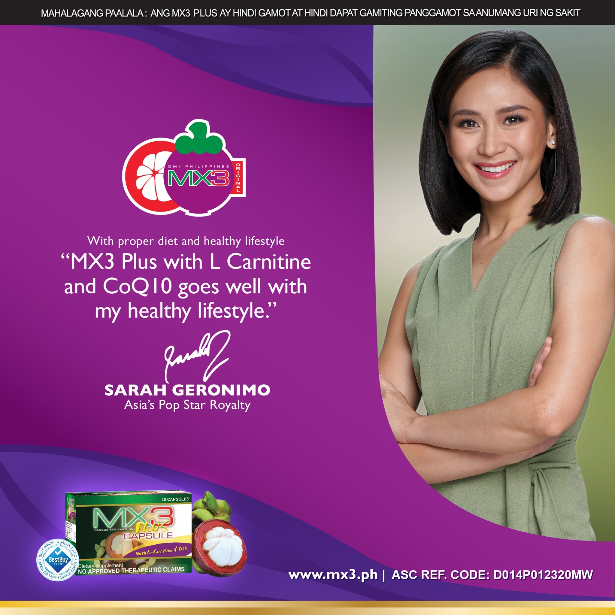 MX3 Mangosteen Xanthone - 60 Capsules | Love Rys Australia – LOVE RYS ...