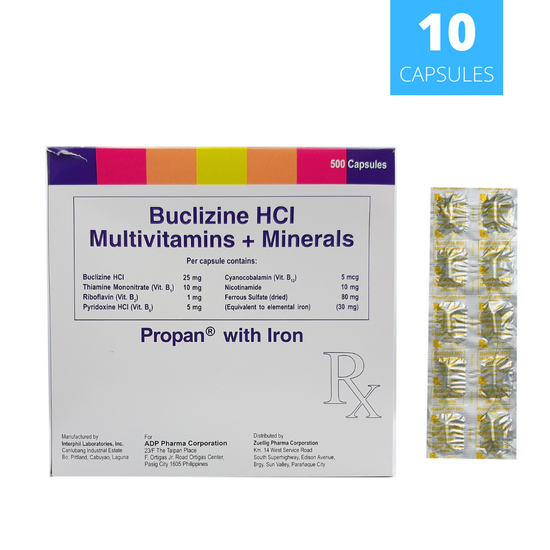 Propan with Iron - 10 capsules | Love Rys Australia – LOVE RYS AUSTRALIA